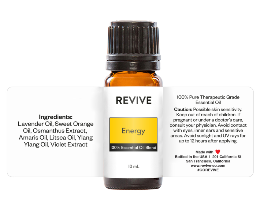 Energy | REVIVE Essential Oils