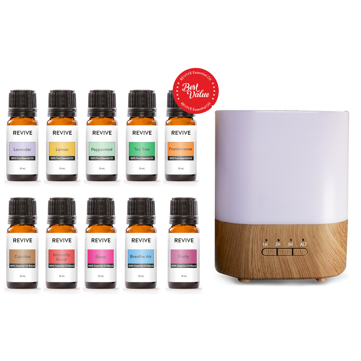 Starter Kit (best Value) With Haven Diffuser* - REVIVE Essential Oils