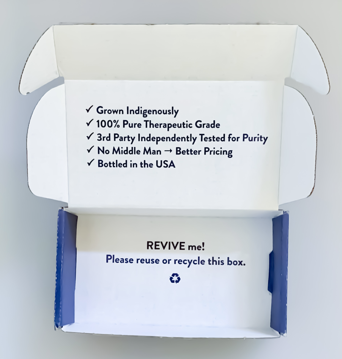 Blue REVIVE Gift Box Small - REVIVE Essential Oils