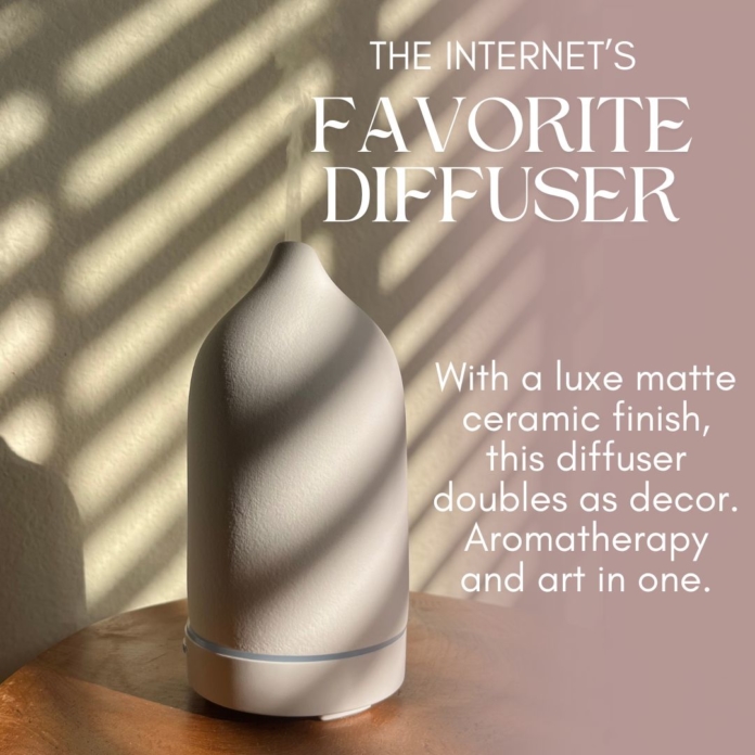 The Champagne, Ceramic Ultrasonic Diffuser - REVIVE Essential Oils