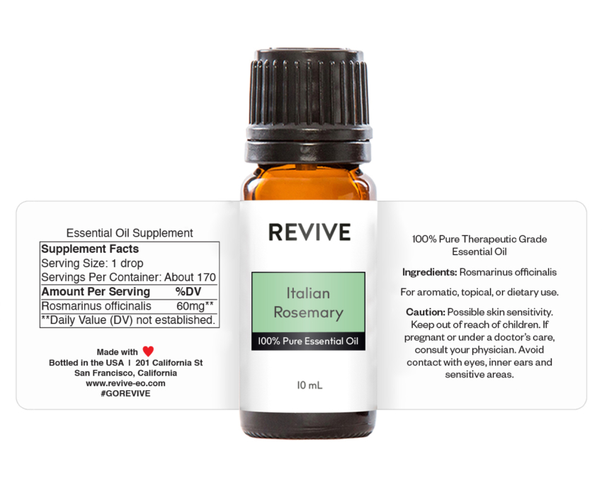 Italian Rosemary Essential Oil | REVIVE Essential Oils