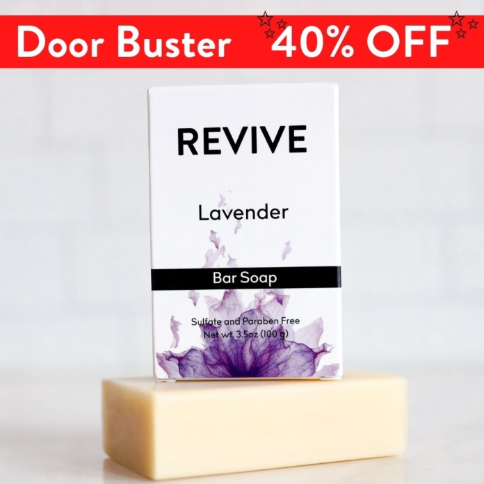 Lavender Oatmeal Bar Soap - REVIVE Essential Oils