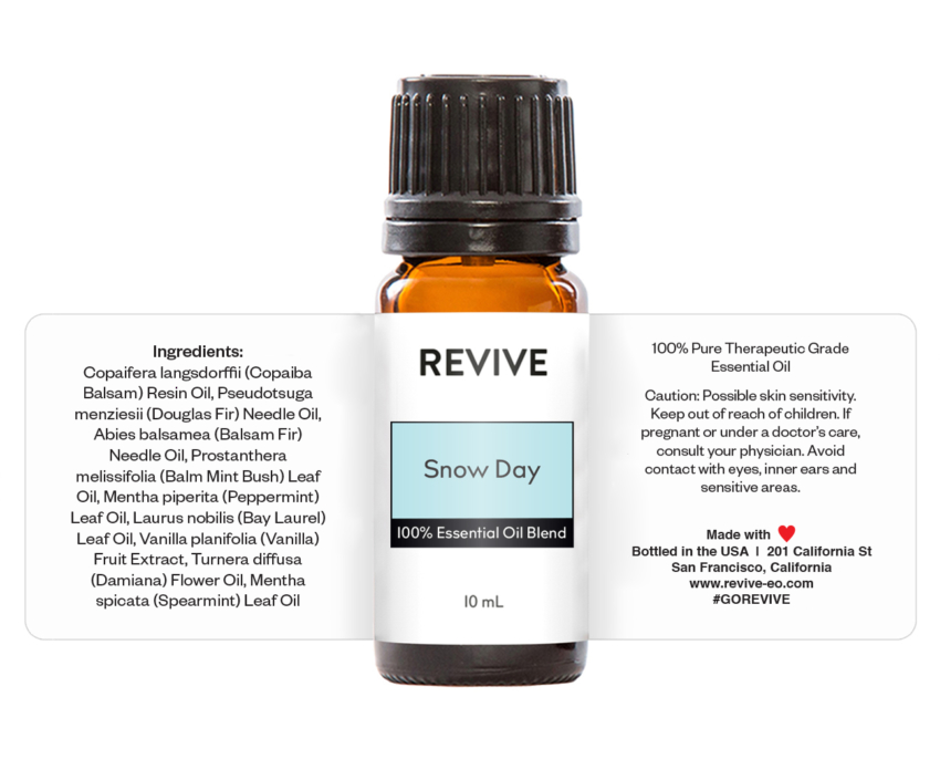 Snow Day Essential Oil Blend | REVIVE Essential Oils