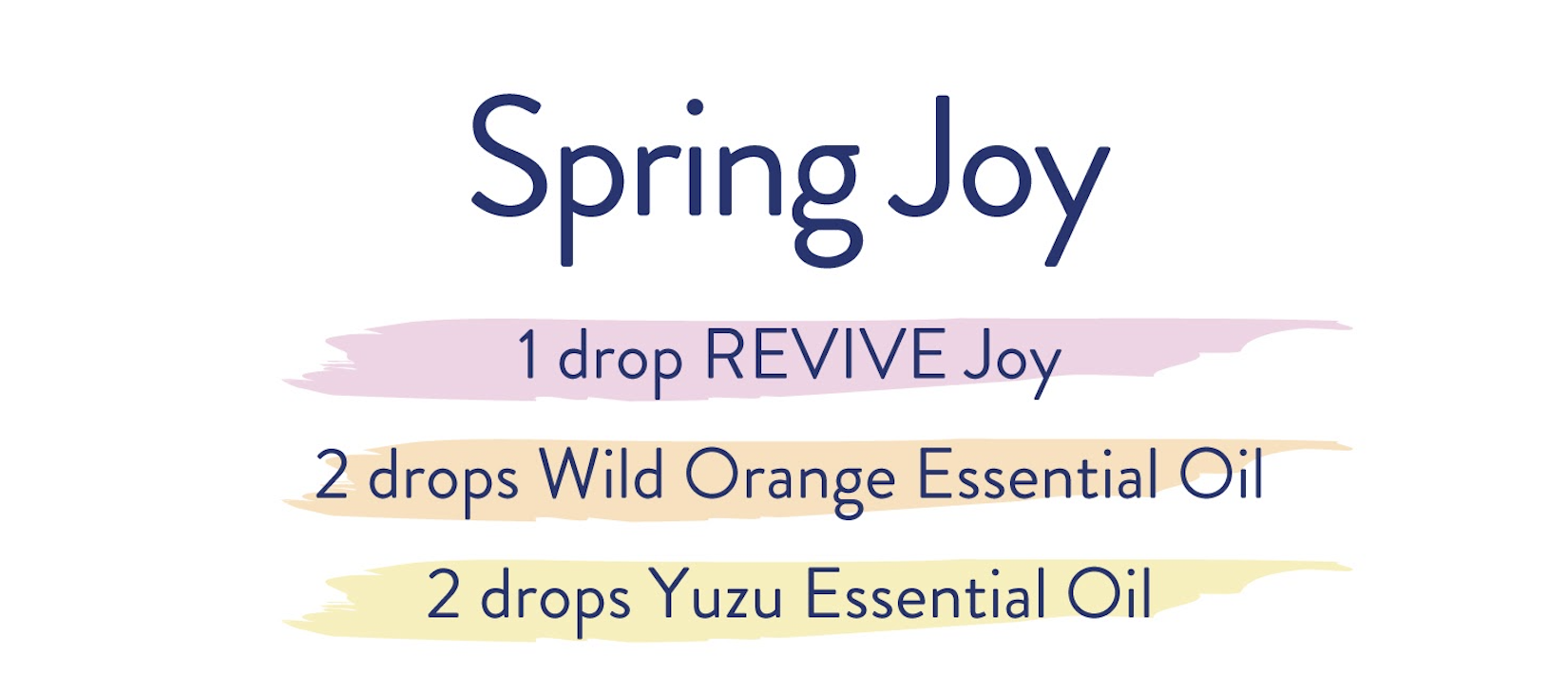 Spring Diffuser Blends - REVIVE Essential Oils