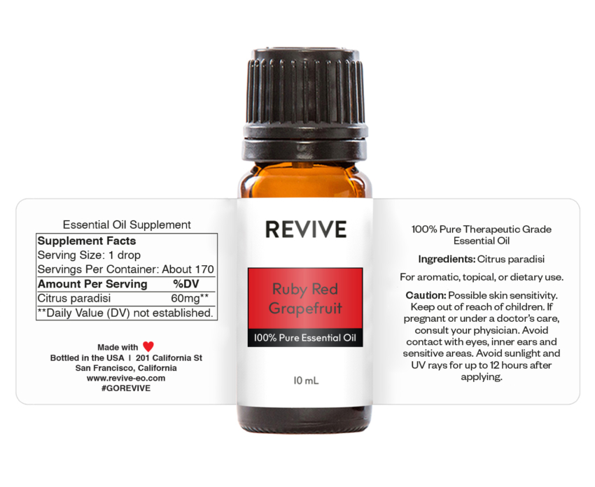Grapefruit Ruby Red - REVIVE Essential Oils