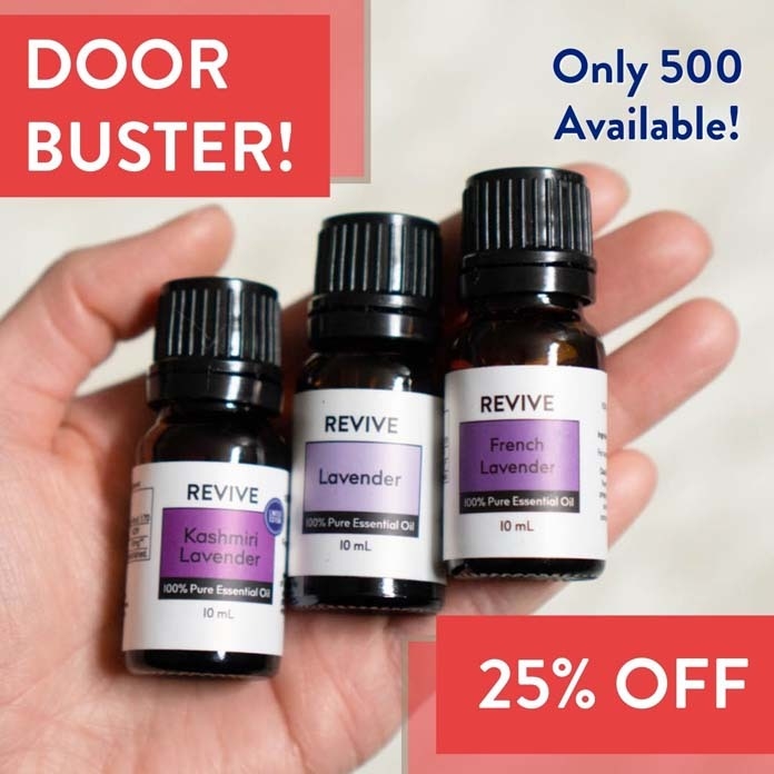 New: Lavender Trio - REVIVE Essential Oils