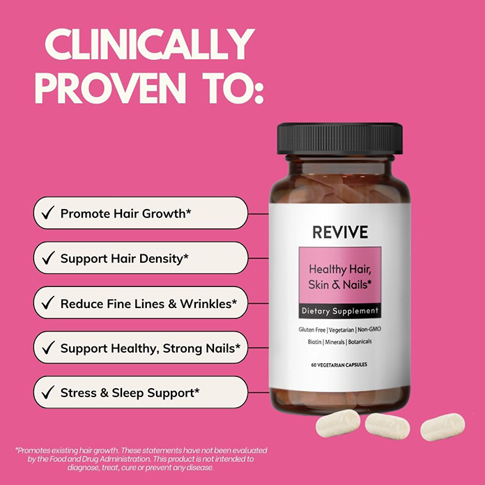 Healthy Hair, Skin, & Nails Supplements - REVIVE Essential Oils