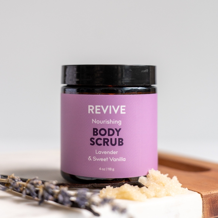 Lavender And Vanilla Body Scrub - REVIVE Essential Oils
